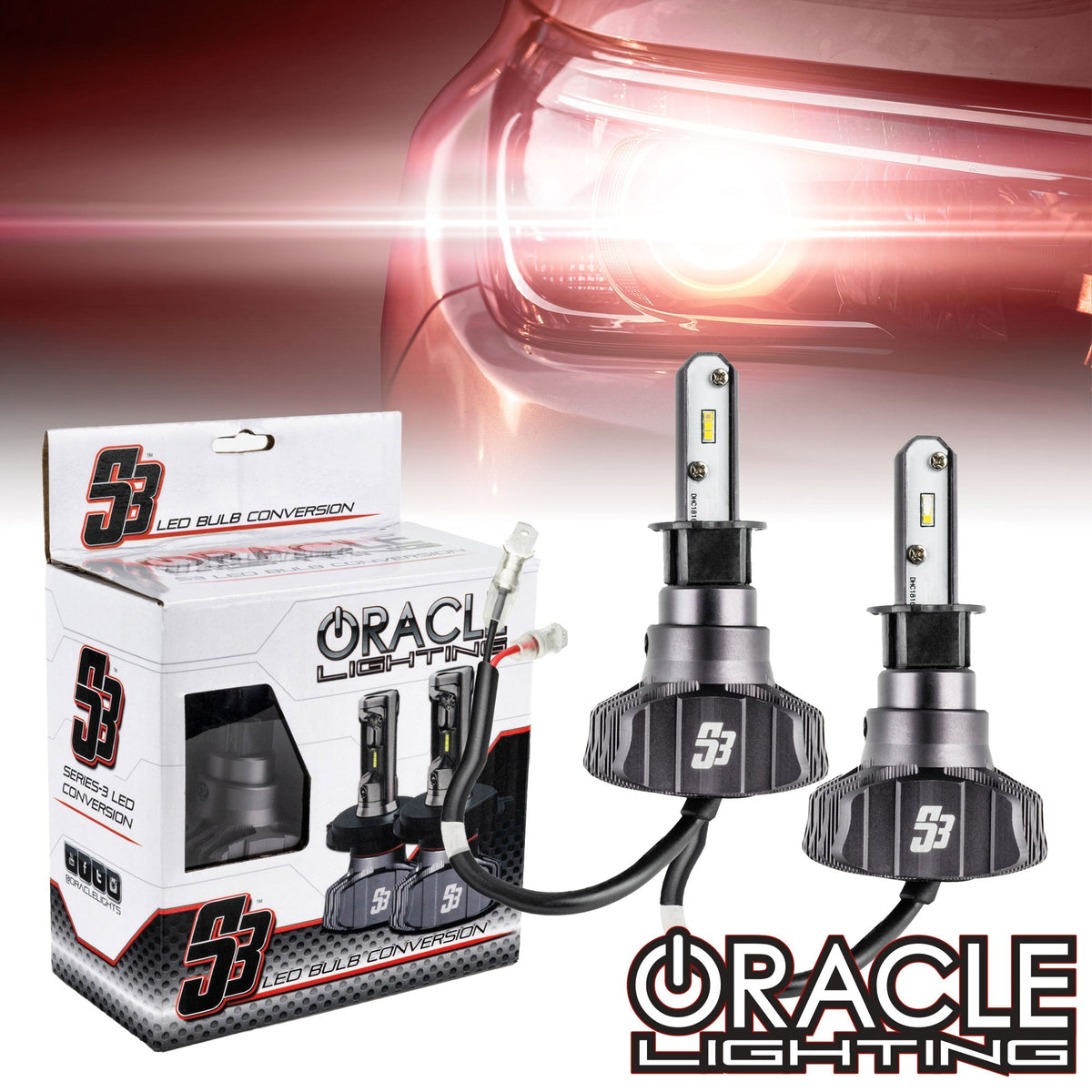 H3 - S3 LED Light Bulb Conversion Kit (Low Beam) — Oracle Lighting ...