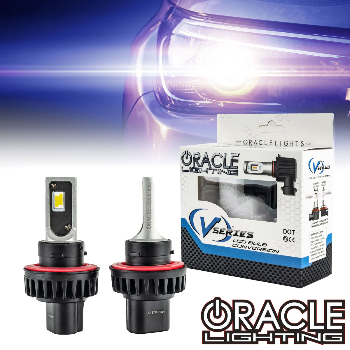 H13 - VSeries LED Light Bulb Conversion Kit (Low Beam) — Oracle ...